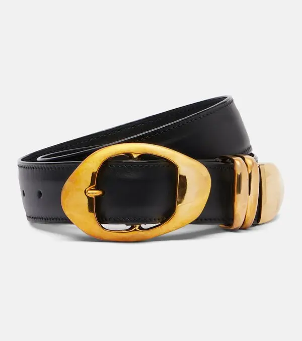 AMANU Grumeti Leather Belt - Black