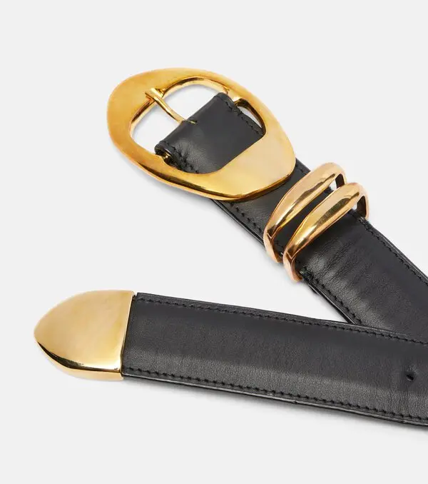 AMANU Grumeti Leather Belt - Black