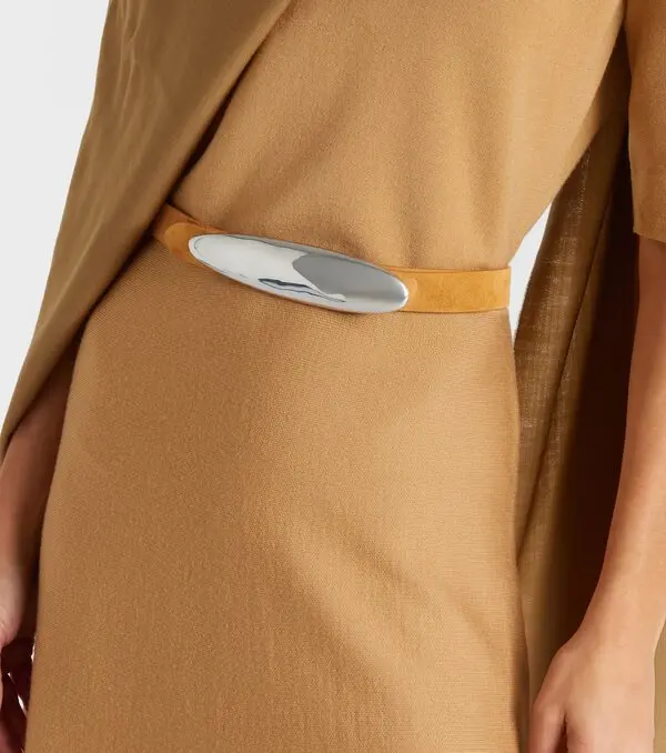 AMANU Congo Suede Belt - Brown