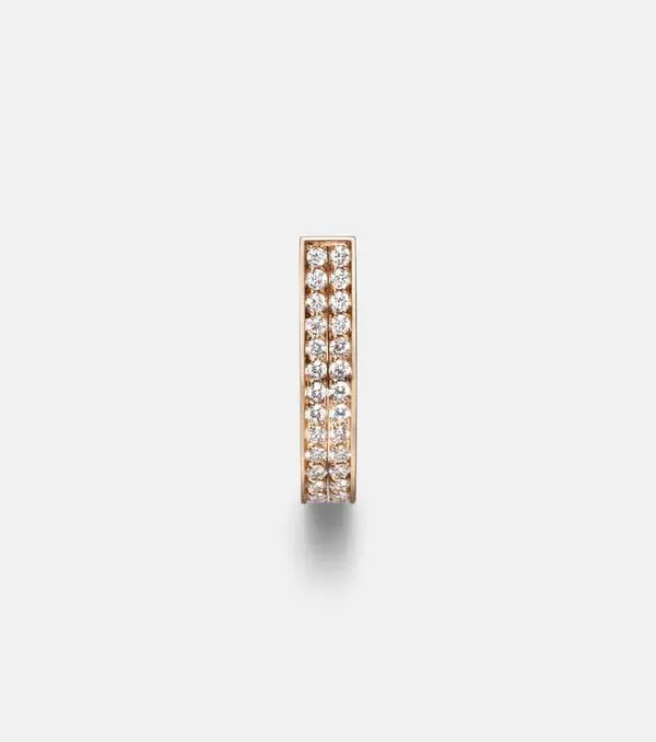 REPOSSI Berbere 18kt Rose Gold Single Earring With Diamonds - Pink