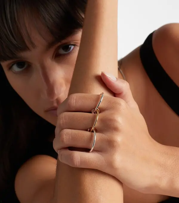 SPINELLI KILCOLLIN Solarium 18kt Gold And Sterling Ring - Silver