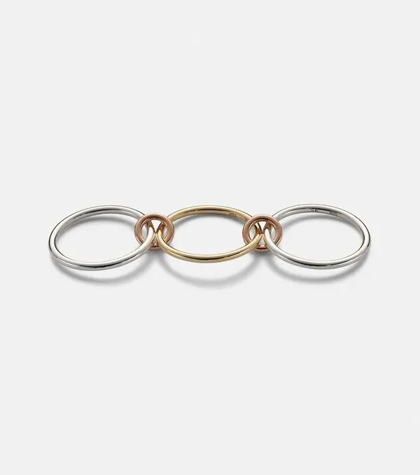 SPINELLI KILCOLLIN Solarium 18kt Gold And Sterling Ring - Silver