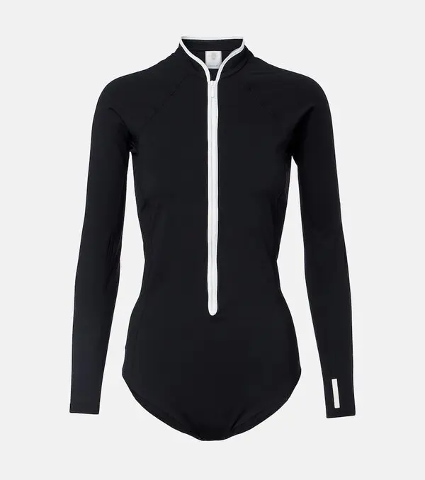 Hunza G Tyra Rashguard Swimsuit - Black