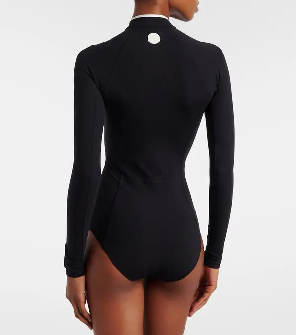 Hunza G Tyra Rashguard Swimsuit - Black