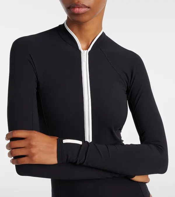 Hunza G Tyra Rashguard Swimsuit - Black