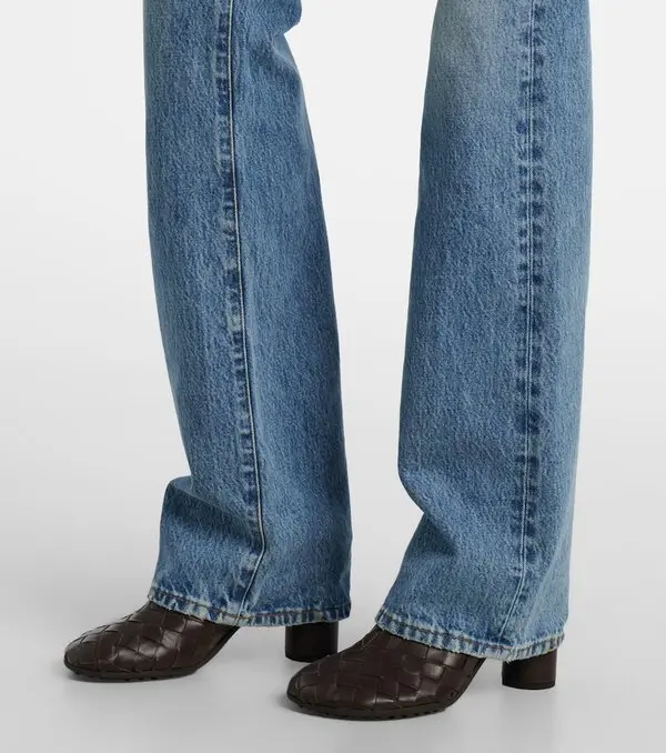 FRAME Vertical High-rise Straight Jeans