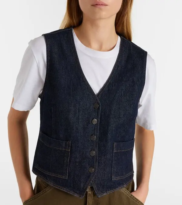 FRAME Denim Vest - Blue