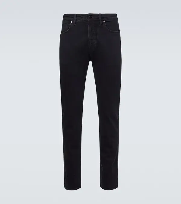 Stone Island Mid-rise Slim Jeans - Black