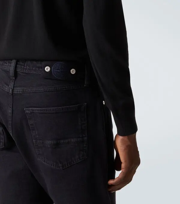 Stone Island Mid-rise Slim Jeans