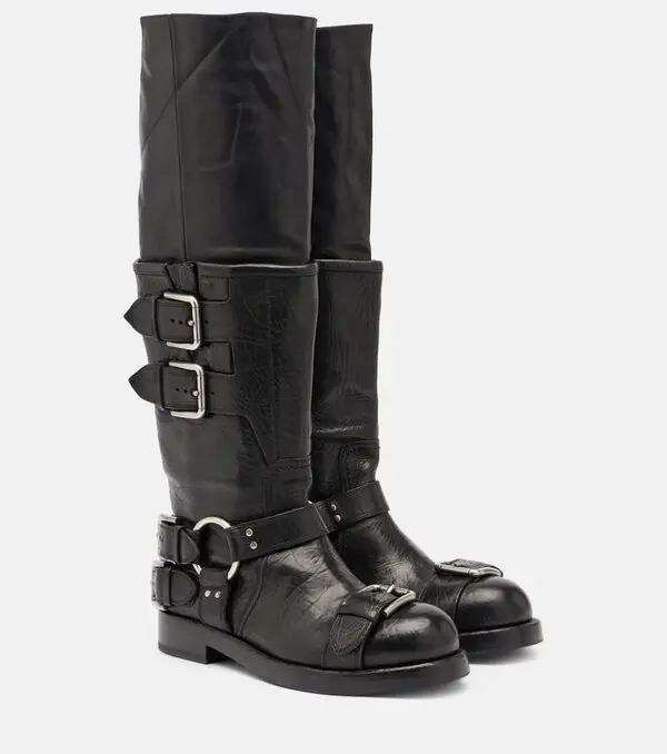 Dolce & Gabbana Leather Knee-high Boots