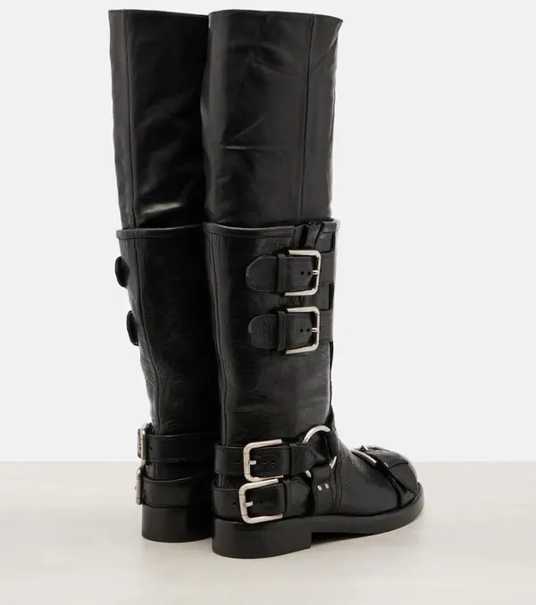 Dolce & Gabbana Leather Knee-high Boots