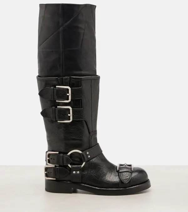 Dolce & Gabbana Leather Knee-high Boots