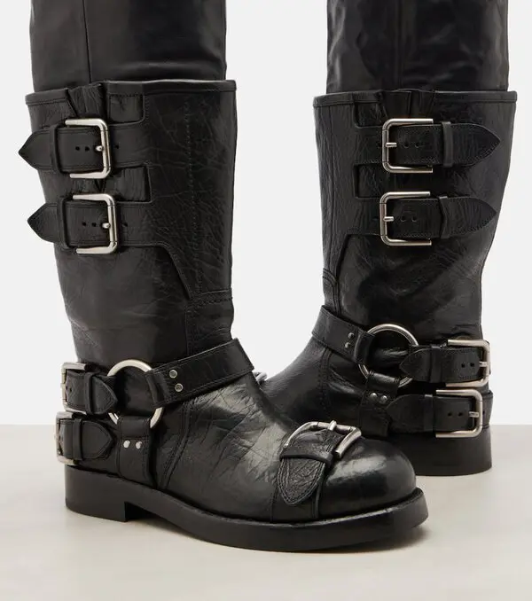 Dolce & Gabbana Leather Knee-high Boots