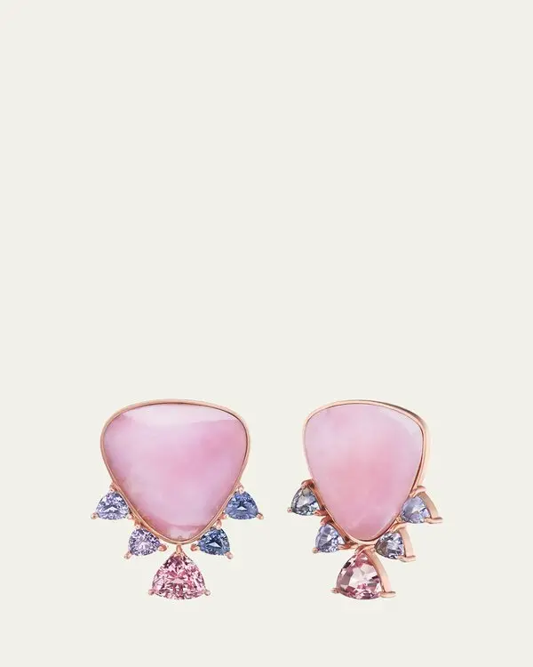 EMILY P. WHEELER Hourglass Stud Earrings - Pink