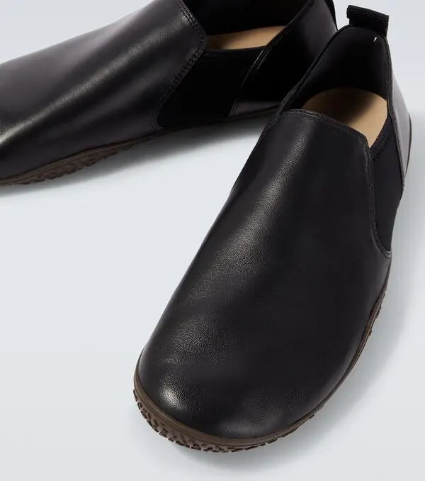 LEMAIRE Vibram Leather Slip-on Shoes