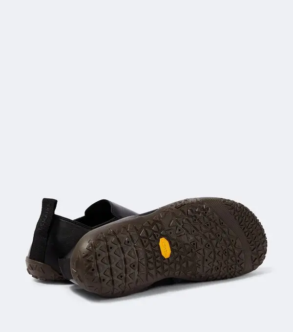 LEMAIRE Vibram Leather Slip-on Shoes - Black