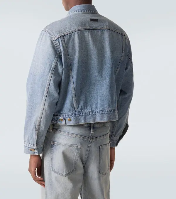Fear Of God Trucker Cropped Denim Jacket