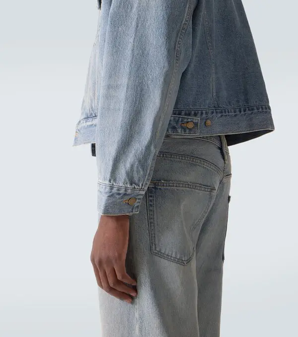 Fear Of God Trucker Cropped Denim Jacket