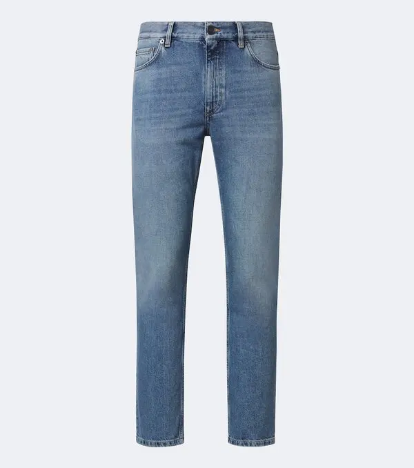 Zegna Mid-rise Slim Jeans - Blue
