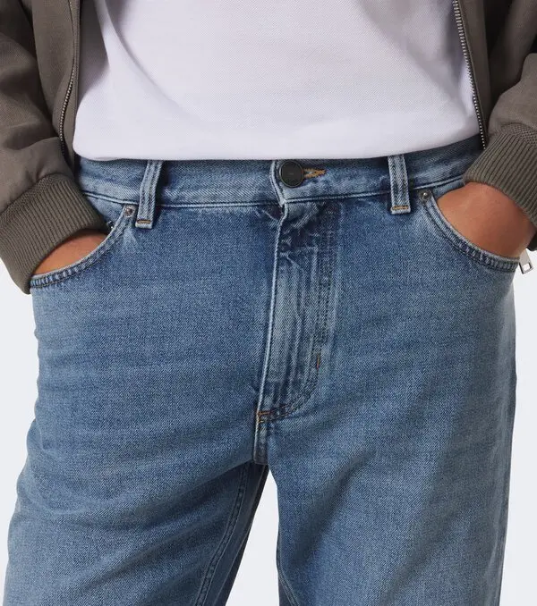 Zegna Mid-rise Slim Jeans - Blue