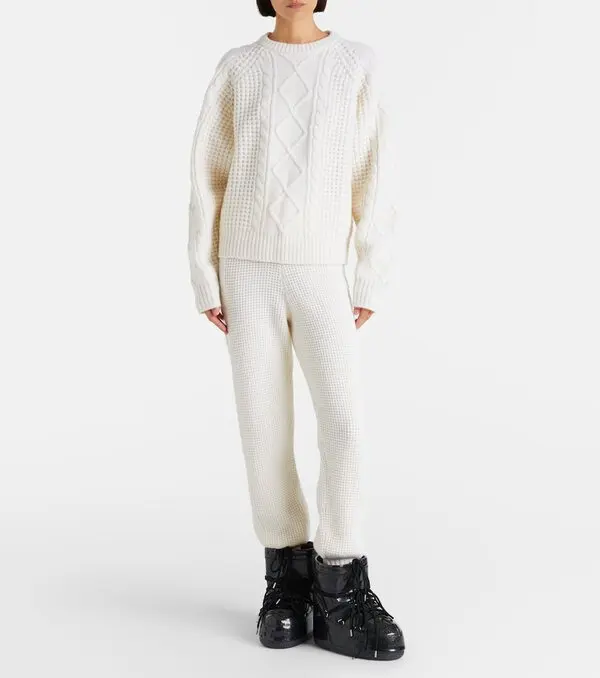 Perfect Moment Crystal Wool Sweatpants