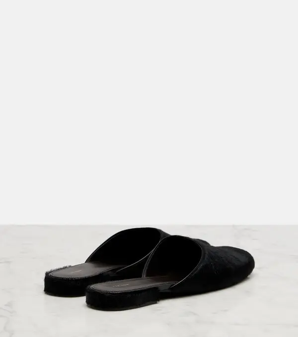 THE ROW Penelope Calf Hair Mules