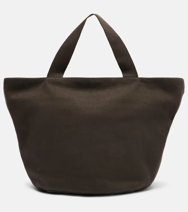 THE ROW Medium Canvas Tote Bag - Brown