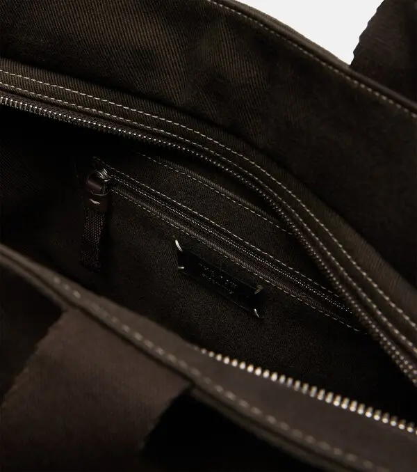 THE ROW Medium Canvas Tote Bag - Brown