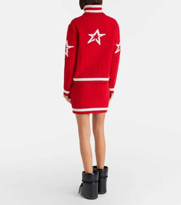Perfect Moment Glacier Wool Turtleneck Sweater