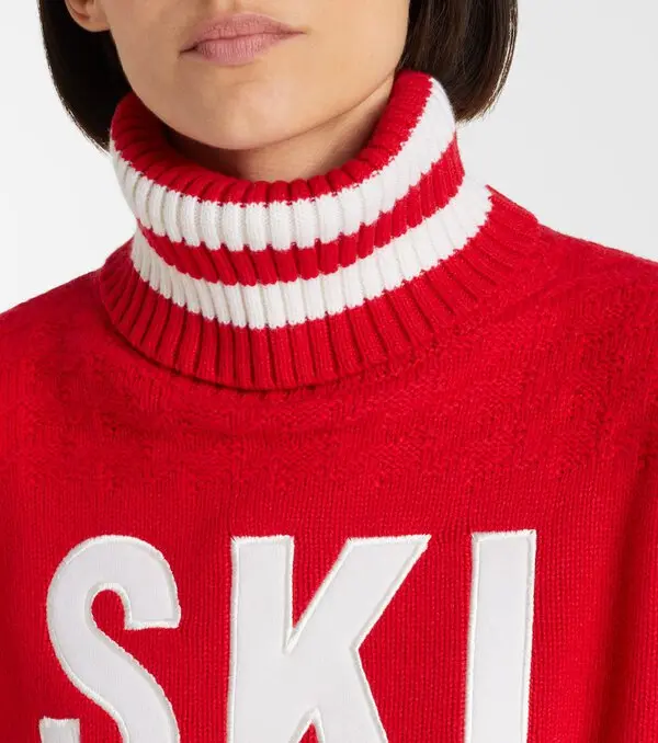 Perfect Moment Glacier Wool Turtleneck Sweater