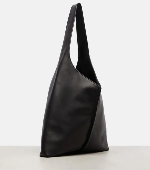 THE ROW Bindle Small Leather Shoulder Bag