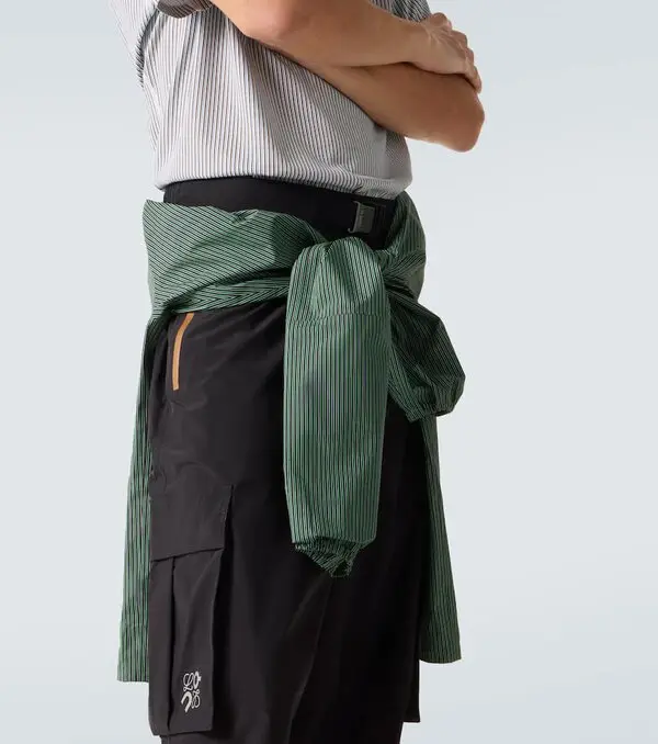 Loewe Belted Technical Cargo Pants - Black