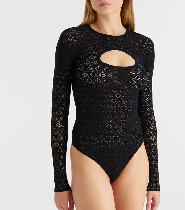 Wolford Cutout Lace Bodysuit