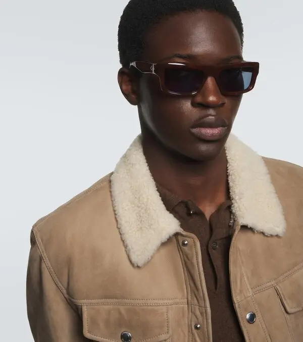 JACQUES MARIE MAGE Cleavon 57 Rectangular Sunglasses
