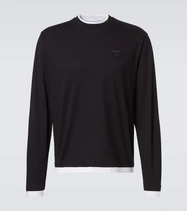 Prada Cotton Jersey Sweatshirt