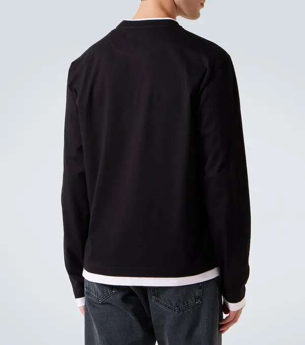 Prada Cotton Jersey Sweatshirt - Black