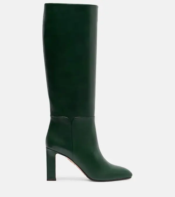 AQUAZZURA Sellier 85 Leather Knee-high Boots
