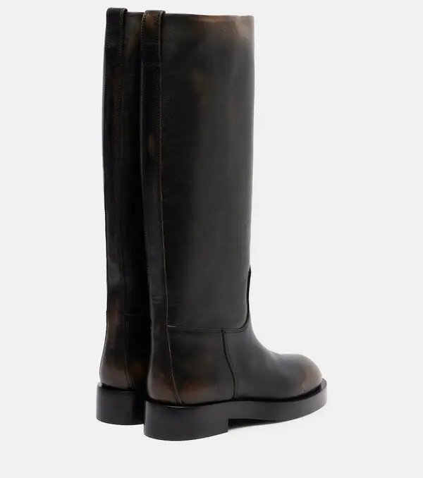Paris Texas Napa Leather Knee-high Boots - Black