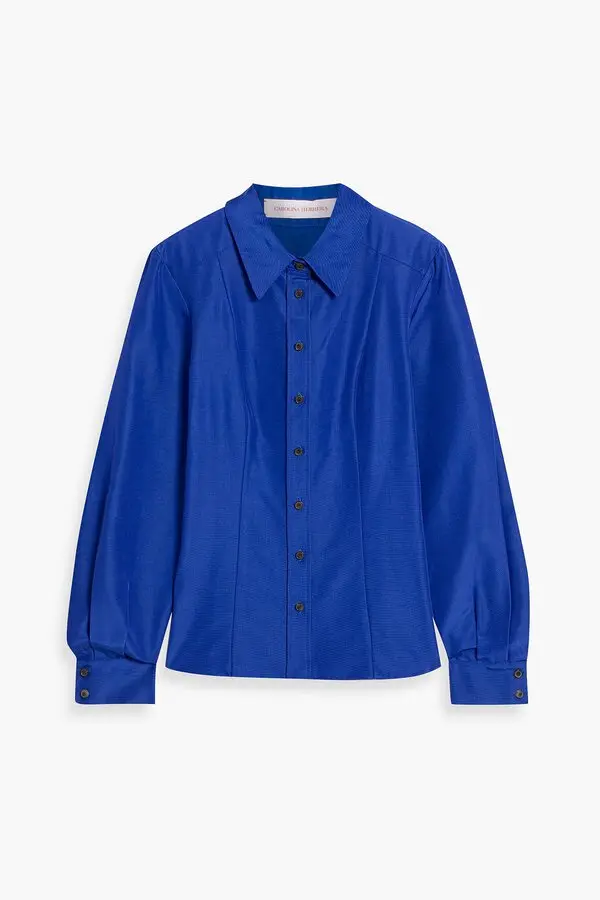 Carolina Herrera Cotton-blend Faille Shirt