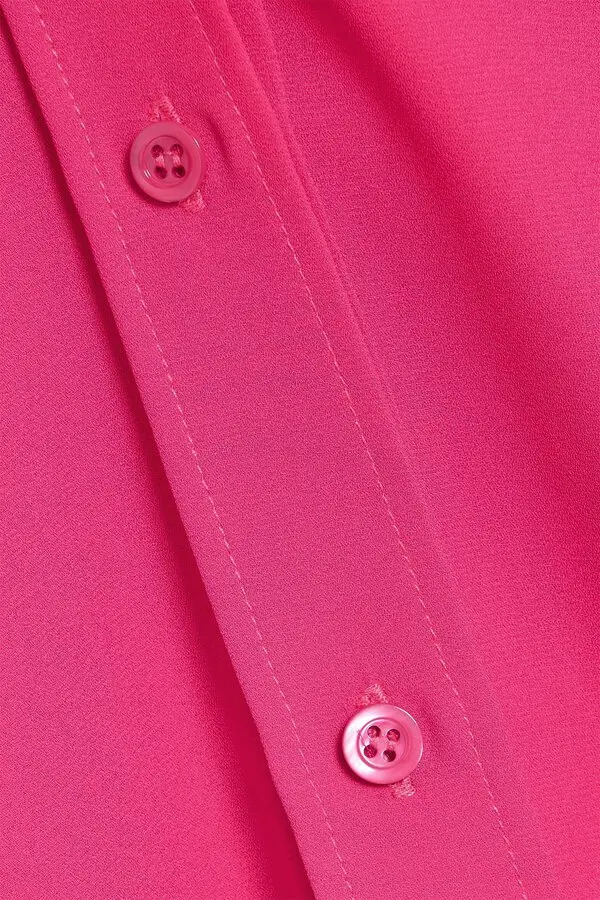 Carolina Herrera Pussy-bow Crepe De Chine Blouse - Pink