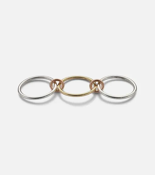 SPINELLI KILCOLLIN Solarium Ring In 18kt Gold And Sterling