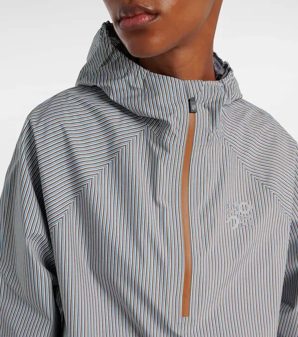Loewe Striped Half-zip Jacket