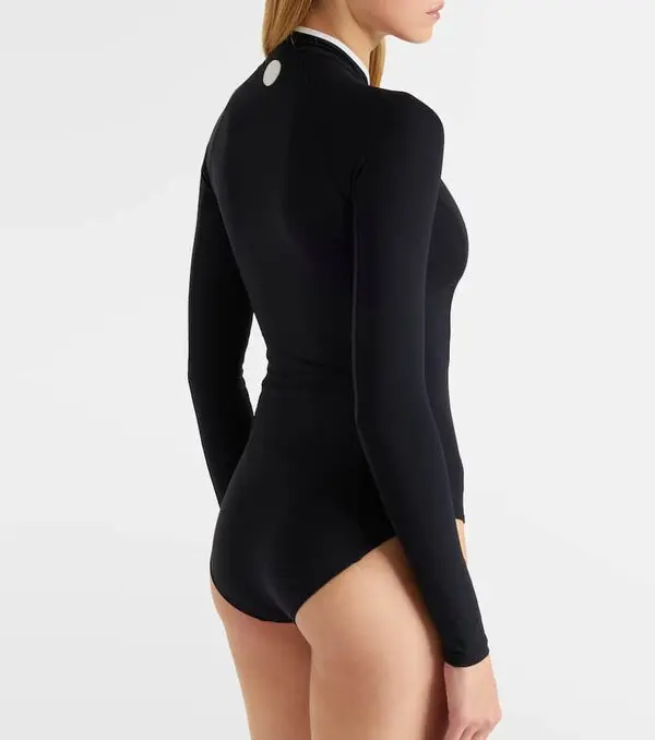 Hunza G Tyra Rashguard Swimsuit - Black
