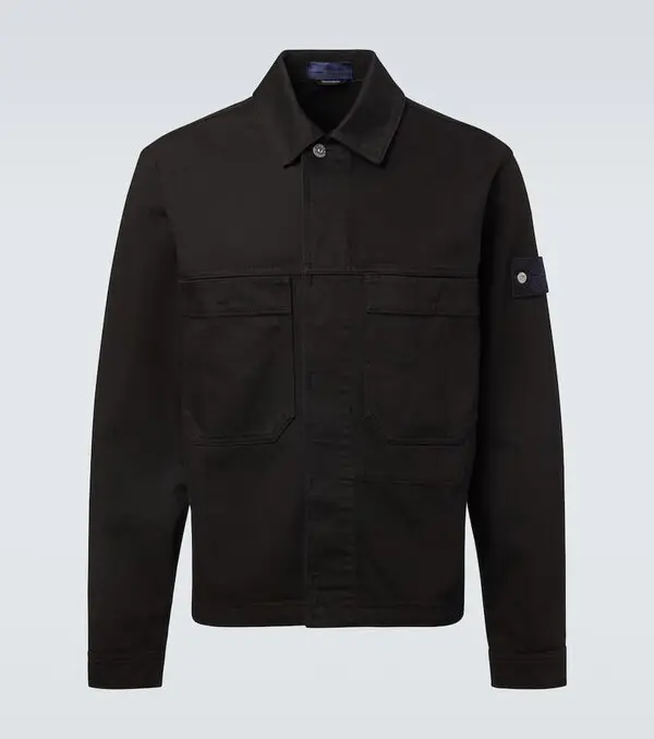 Stone Island Compass Denim Overshirt