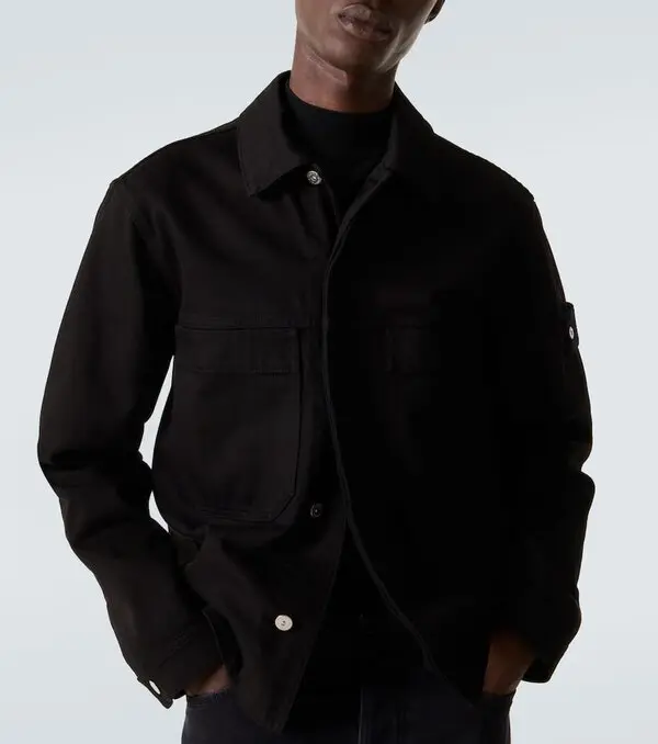 Stone Island Compass Denim Overshirt