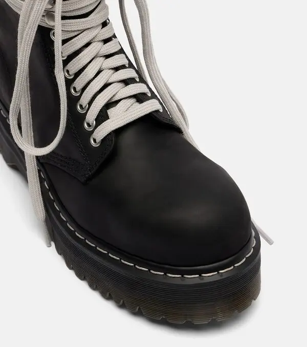 Rick Owens X Dr. Martens Quad Platform Boots