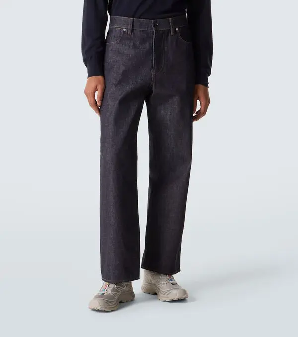 Stone Island Mid-rise Straight Jeans