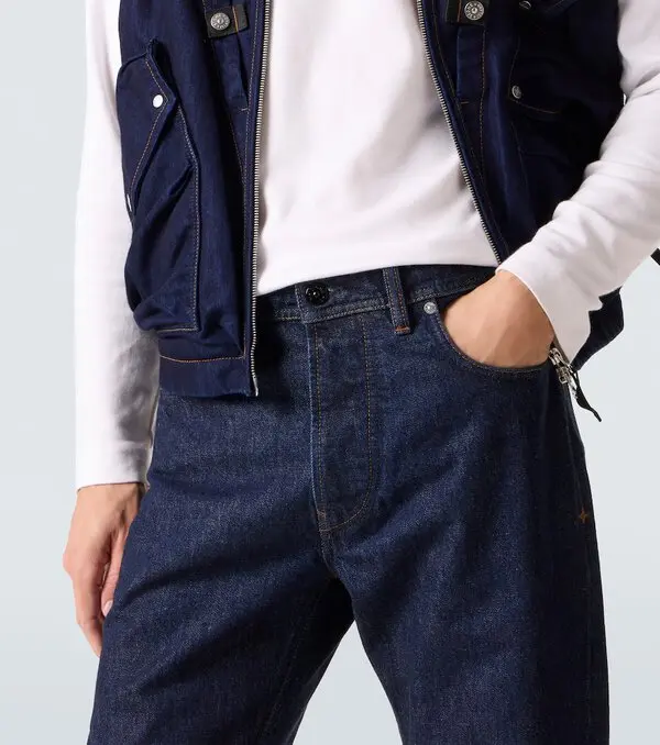 Stone Island Mid-rise Straight Jeans - Blue