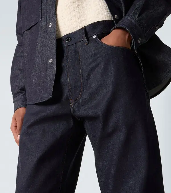 Stone Island Mid-rise Straight Jeans - Blue