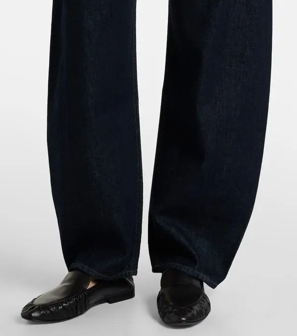 AGOLDE Luna High-rise Barrel-leg Jeans - Blue